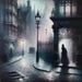 Victorian Dusk | Streets of London | Dark Academia | Victorian Wall Art ...