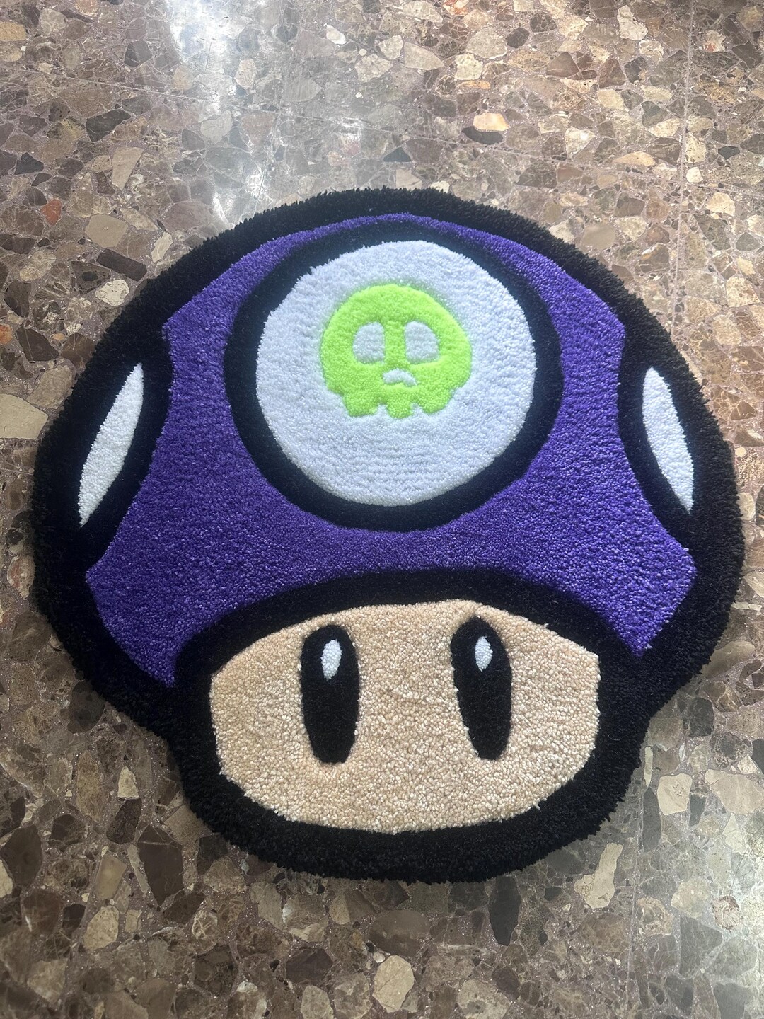 Mario Bros Mushroom Rug - Etsy