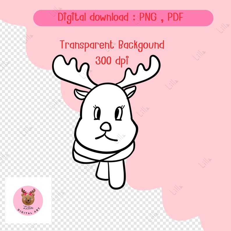 Groovy Christmas Digital Stamp PNG Doodle Coloring Retro Christmas ...