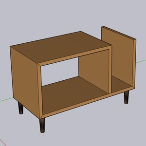 Wooden Record Player Stand - Etsy