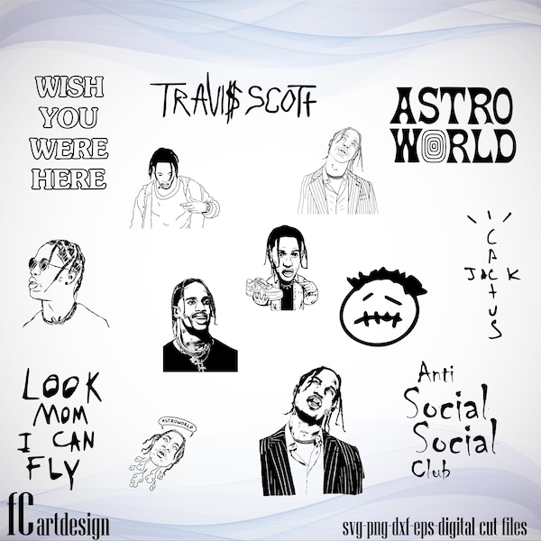 Travis Scotts Stickers - Etsy