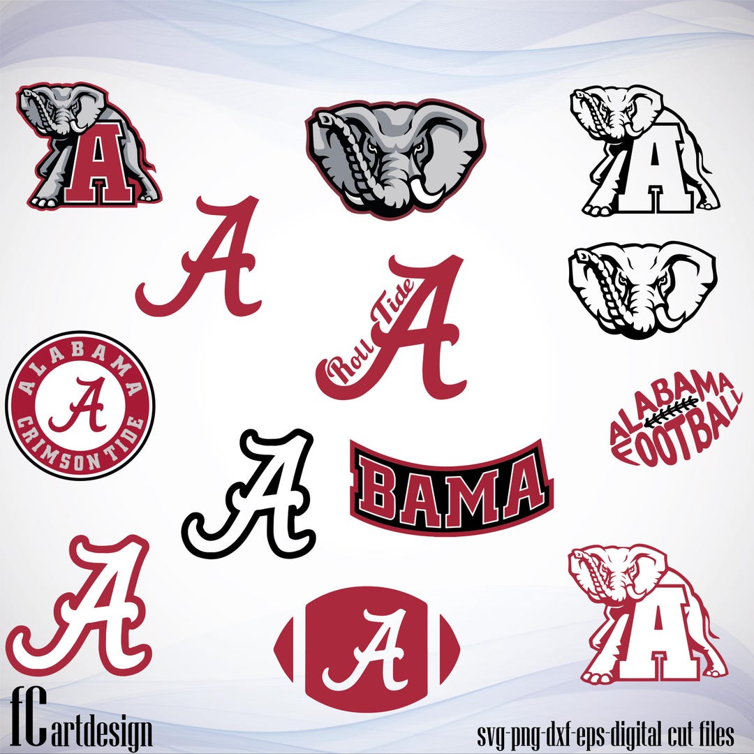 Alabama Svg Png Bundle, Roll Tide Svg, Alabama Football Svg, Alabama ...