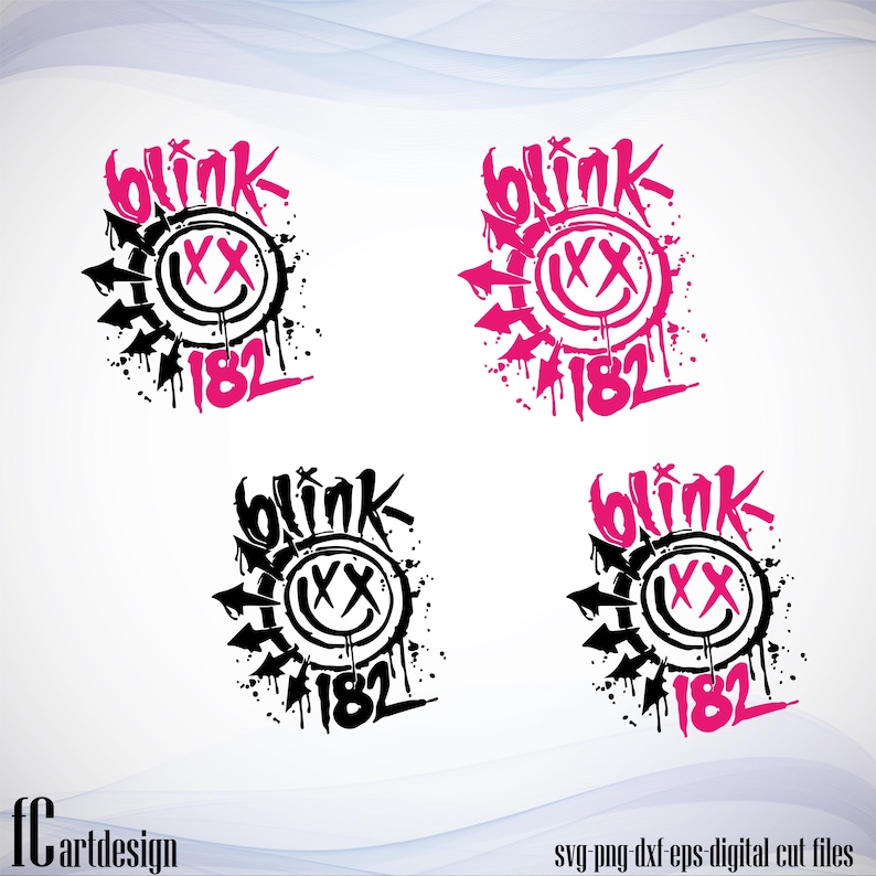 Blink 182 Smile Png, B-182 T-shirt Design PNG, Blink Png, Blink 182 ...