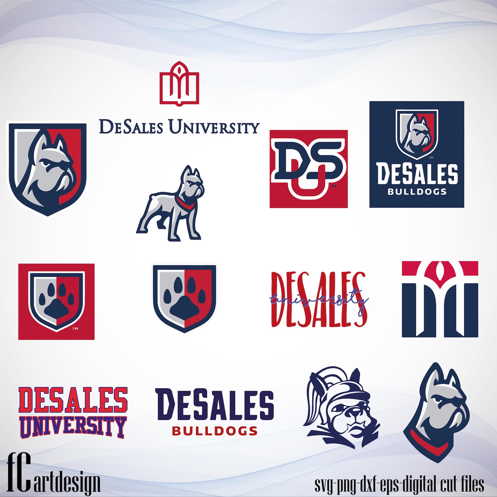 De Sales Svg Bundle, Desales Bulldogs Svg, Desales University, DE Sales ...