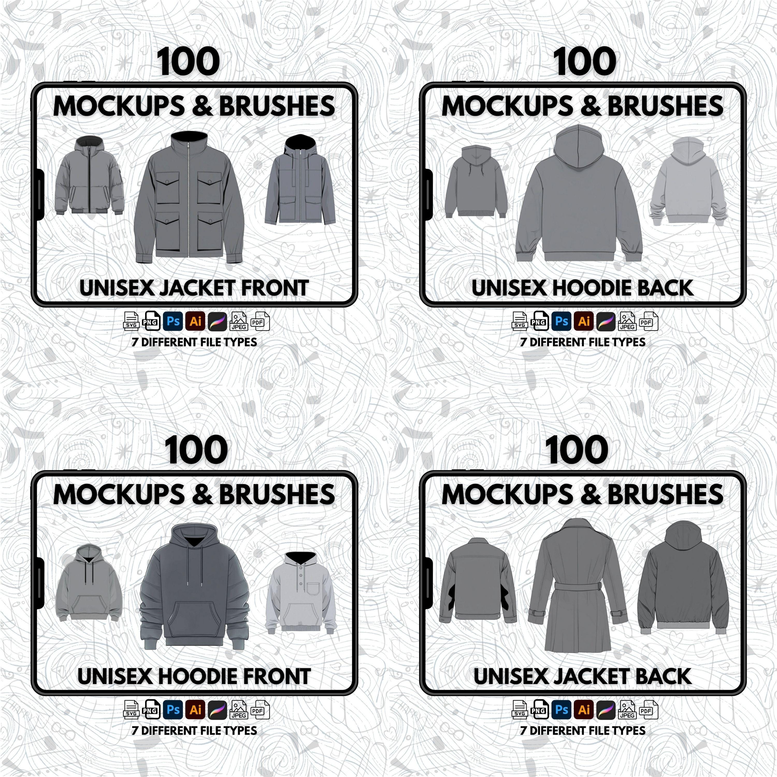 ALL IN ONE - 3500+ Clothing Mockup Set, Fashion Design Bundle ...