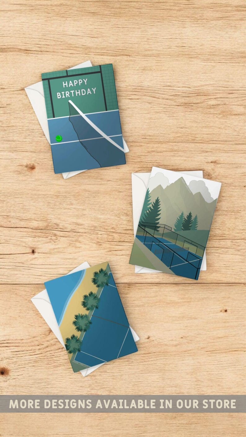 Padel Tennis Card - Birthday, Thank You and Other Occasions - Etsy ...