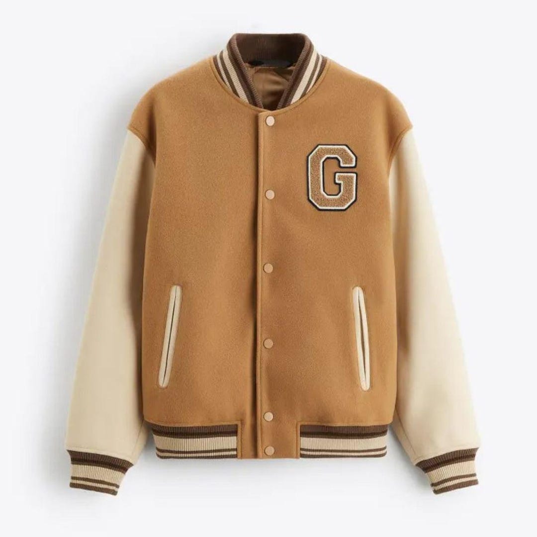 Handmade Men's Varsity Jacket, Custom Baseball Letterman Jackets, Men's ...