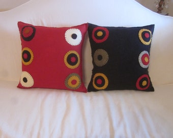 Penny rug pillows | Etsy