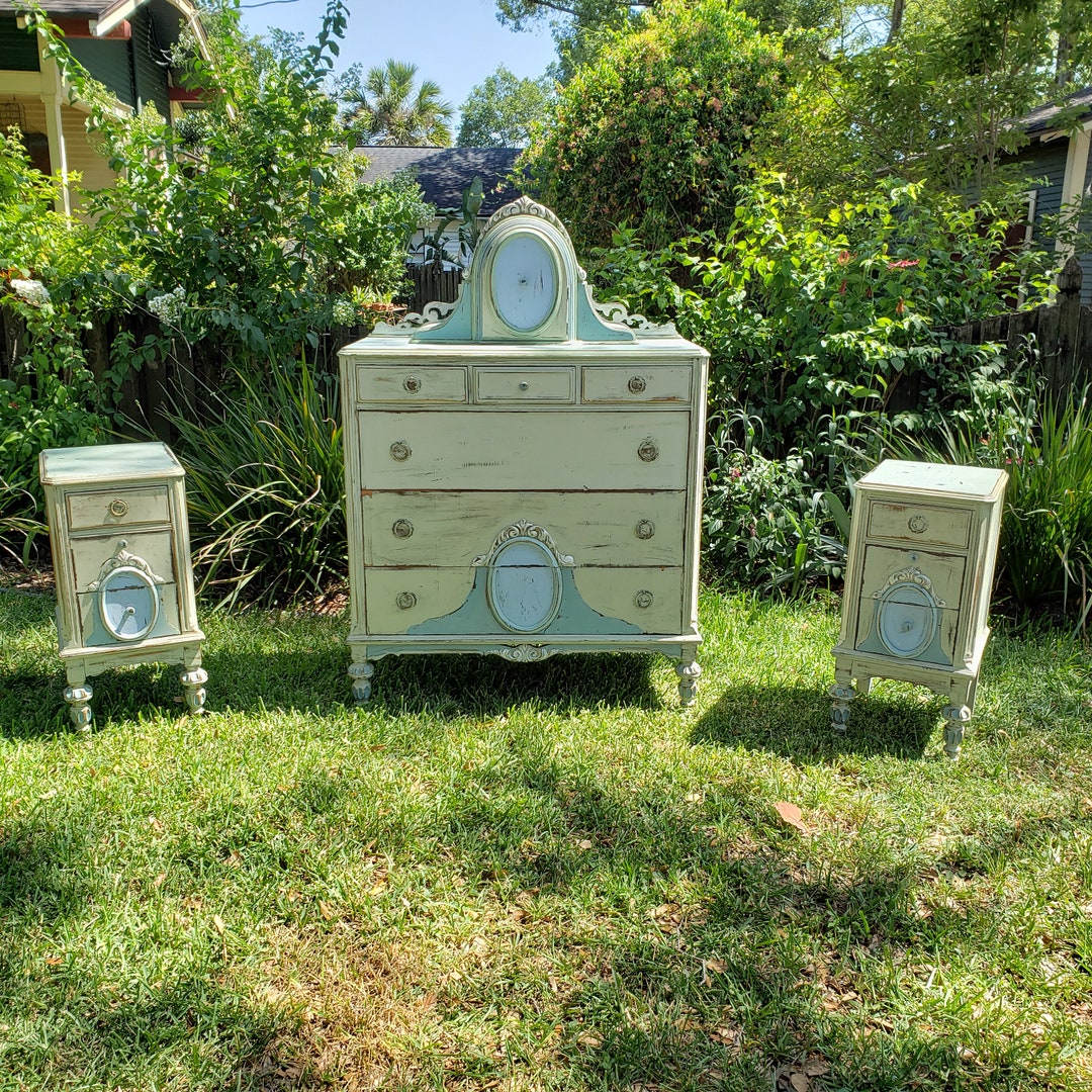 Antique Dresser and Two Side Tables for Local Pickup and Delivery to ...