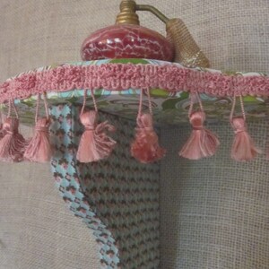 Gypsy Trunk Shelf Bracket with Ball Fringe | Etsy