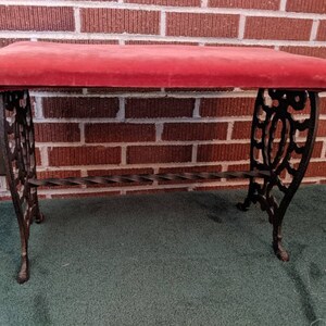 Antique 1920s Art Deco Cast Iron Radio Bench With Original - Etsy