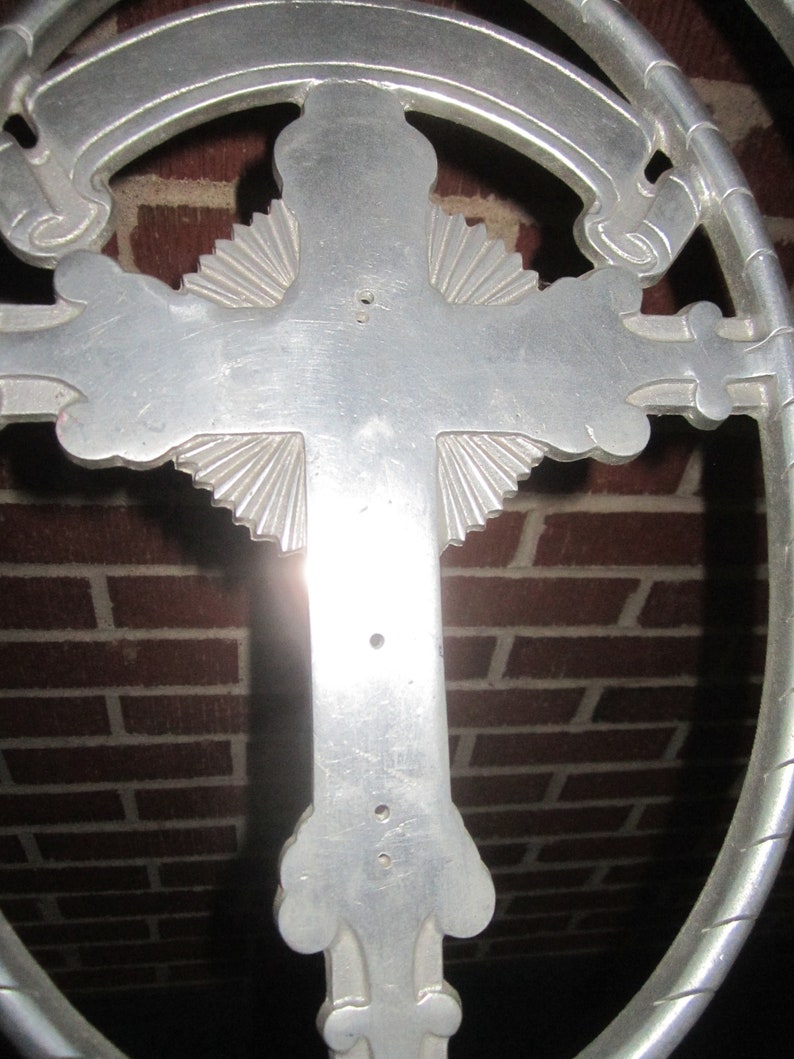 Vintage 1920s/30s Metal Floor Standing Church Altar Pulpit With Cast ...