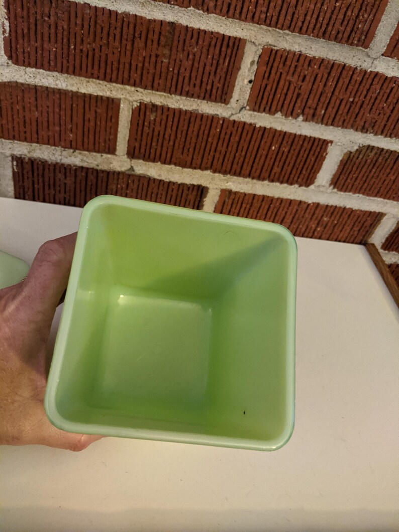 Vintage 1940s Rare Jeannette Jadite CEREAL Canister Box With Lid - Etsy