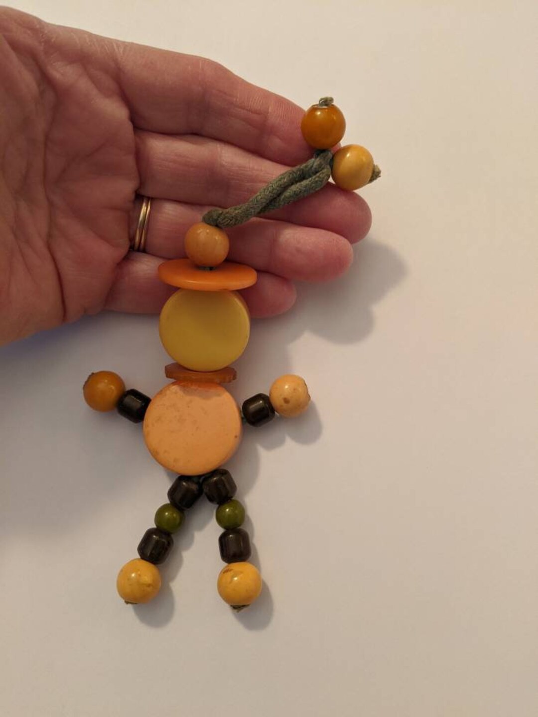 Vintage 1940s Art Deco Bakelite Crib Toy Figure With Hat - Etsy