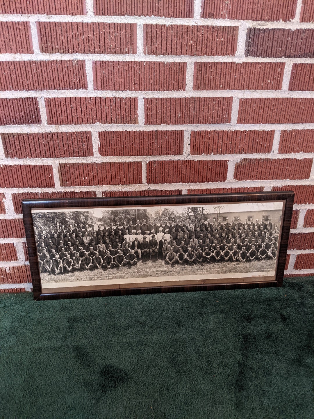 Vintage WW2 U.S. Army Military Framed Yard Long Photo - Etsy
