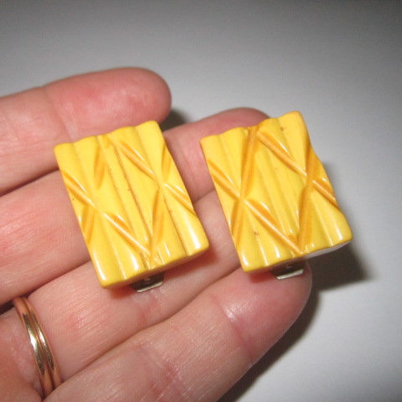 Bakelite Dress Clips - Etsy