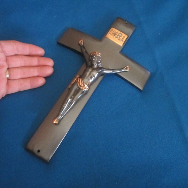 Copper Crucifix - Etsy