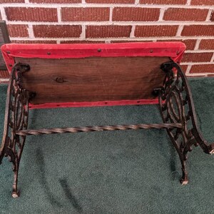 Antique 1920s Art Deco Cast Iron Radio Bench With Original - Etsy