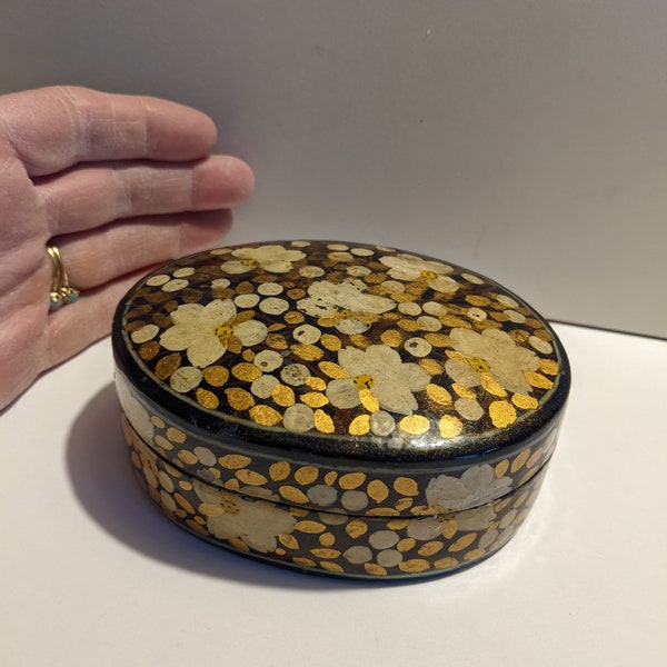 Lacquer Trinket Box - Etsy