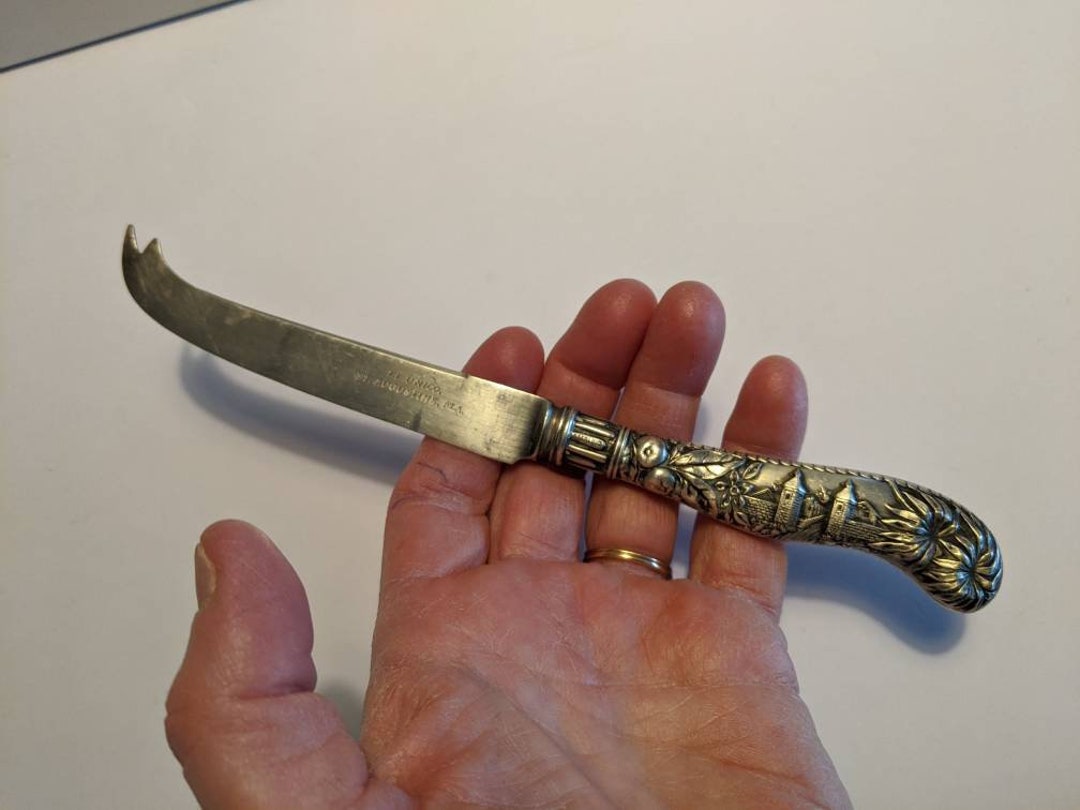 Antique Sterling Silver Cheese Knife Souvenir of St. - Etsy