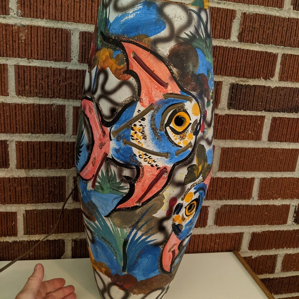 Pottery Lamp - Etsy