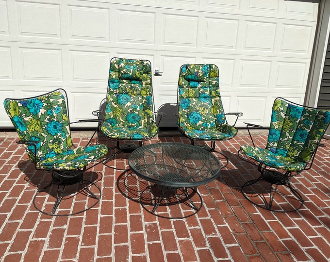 PICK UP ONLY Vintage Homecrest Mid Century Modern Metal Wire Black ...