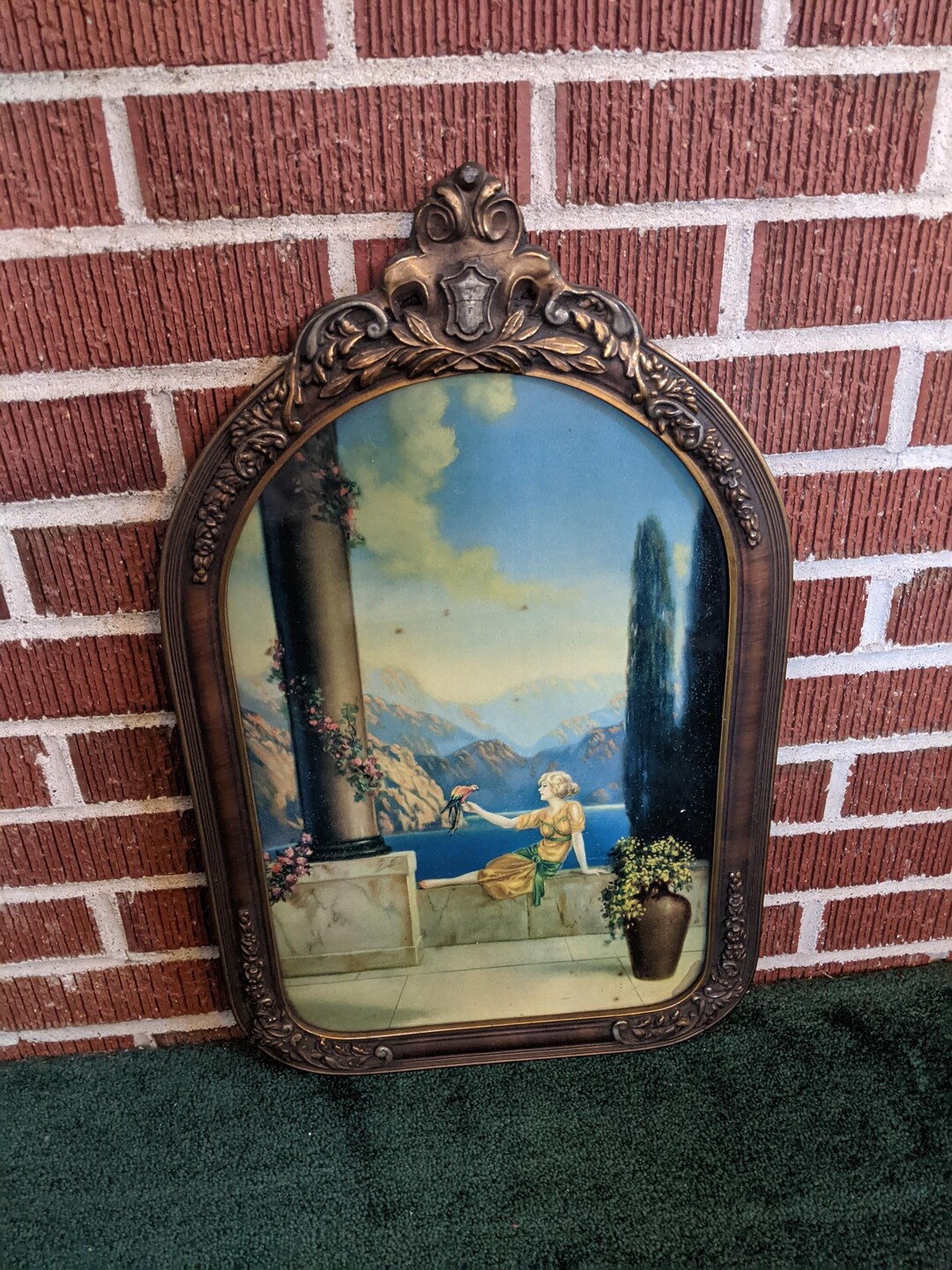 Vintage 1920s R.A. Fox Print "romance Canyon" in Gorgeous Frame - Etsy