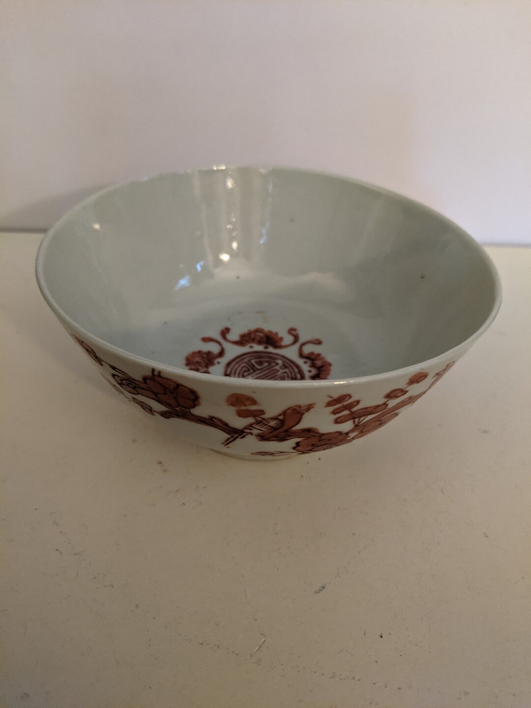 Vintage Chinese Porcelain Rice Bowl With Cherry Blossom Design - Etsy