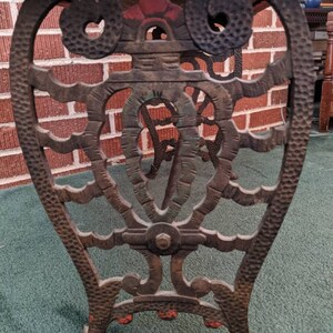 Antique 1920s Art Deco Cast Iron Radio Bench With Original - Etsy