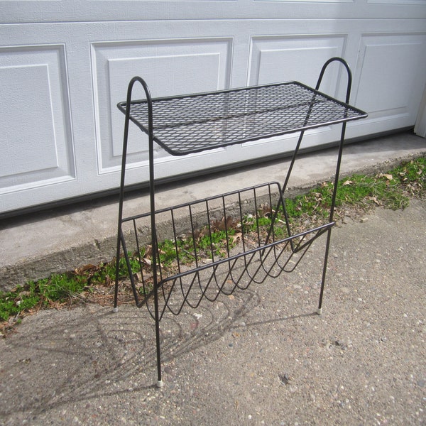 Magazine Rack With Lamp - Etsy