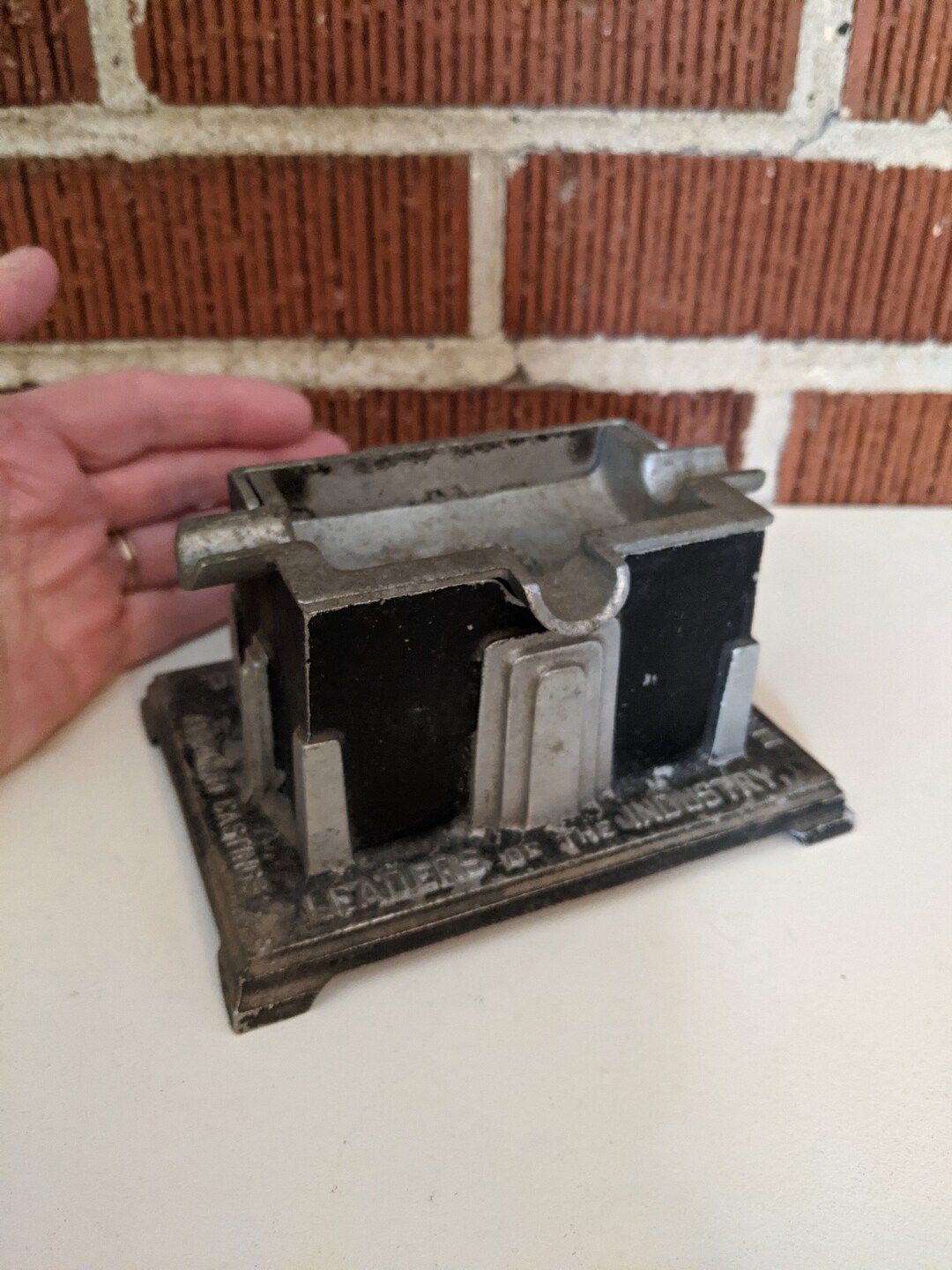 Vintage 1930s Art Deco Cast Metal Chicago Foundry Advertising - Etsy ...