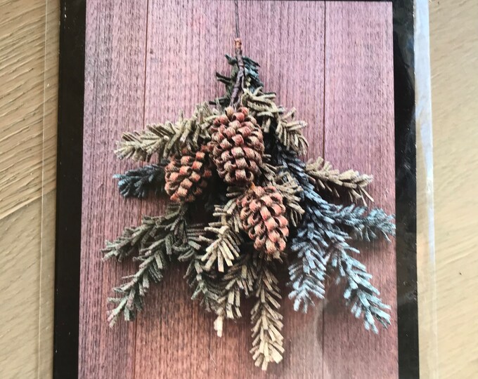 Wooly Pines Pinecones and Boughs Pattern - Etsy