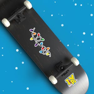 Christmas Lights Sticker, Cute Christmas Sticker, Stocking Stuffer ...