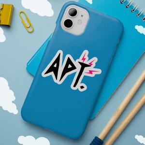 APT Rose Bruno Mars Sticker, Kpop Sticker , Music-inspired Design for ...