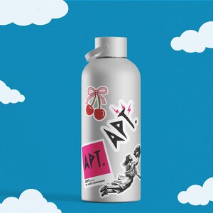 APT Rose Bruno Mars Sticker, Kpop Sticker , Music-inspired Design for ...