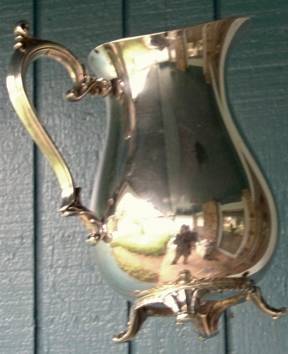 Items similar to Wind Chime made from an early 1900's Water Pitcher and ...