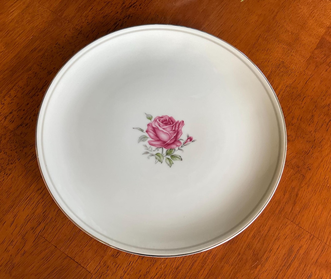 Vintage Imperial Rose China Dinner Plates - Set of 4 - Etsy