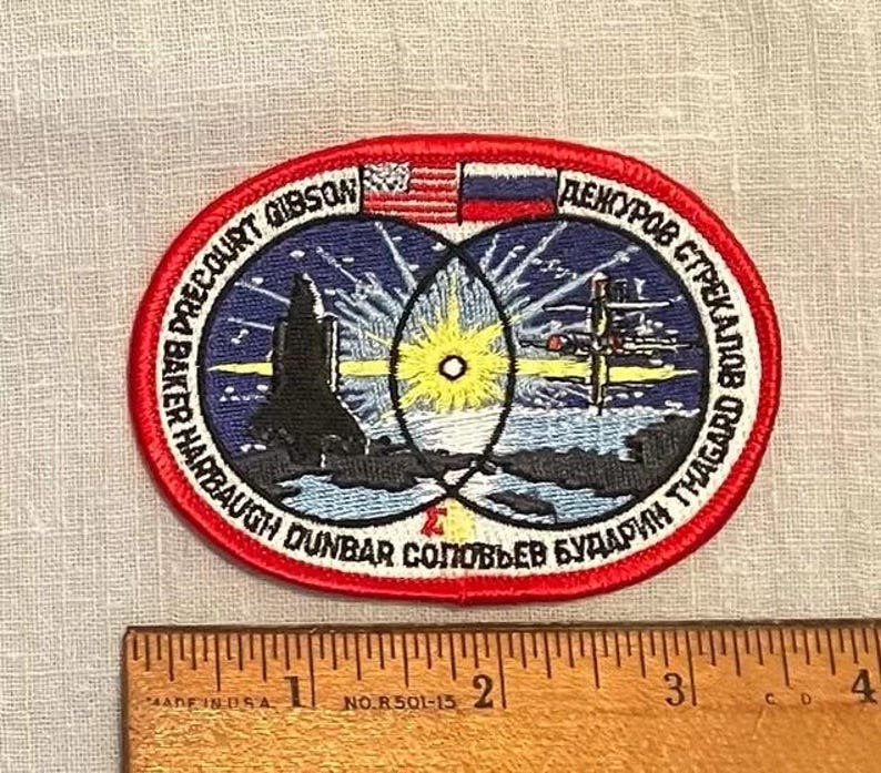 Vintage Lot of 5 NASA PATCHES Space Program & Shuttle STS Missions ...
