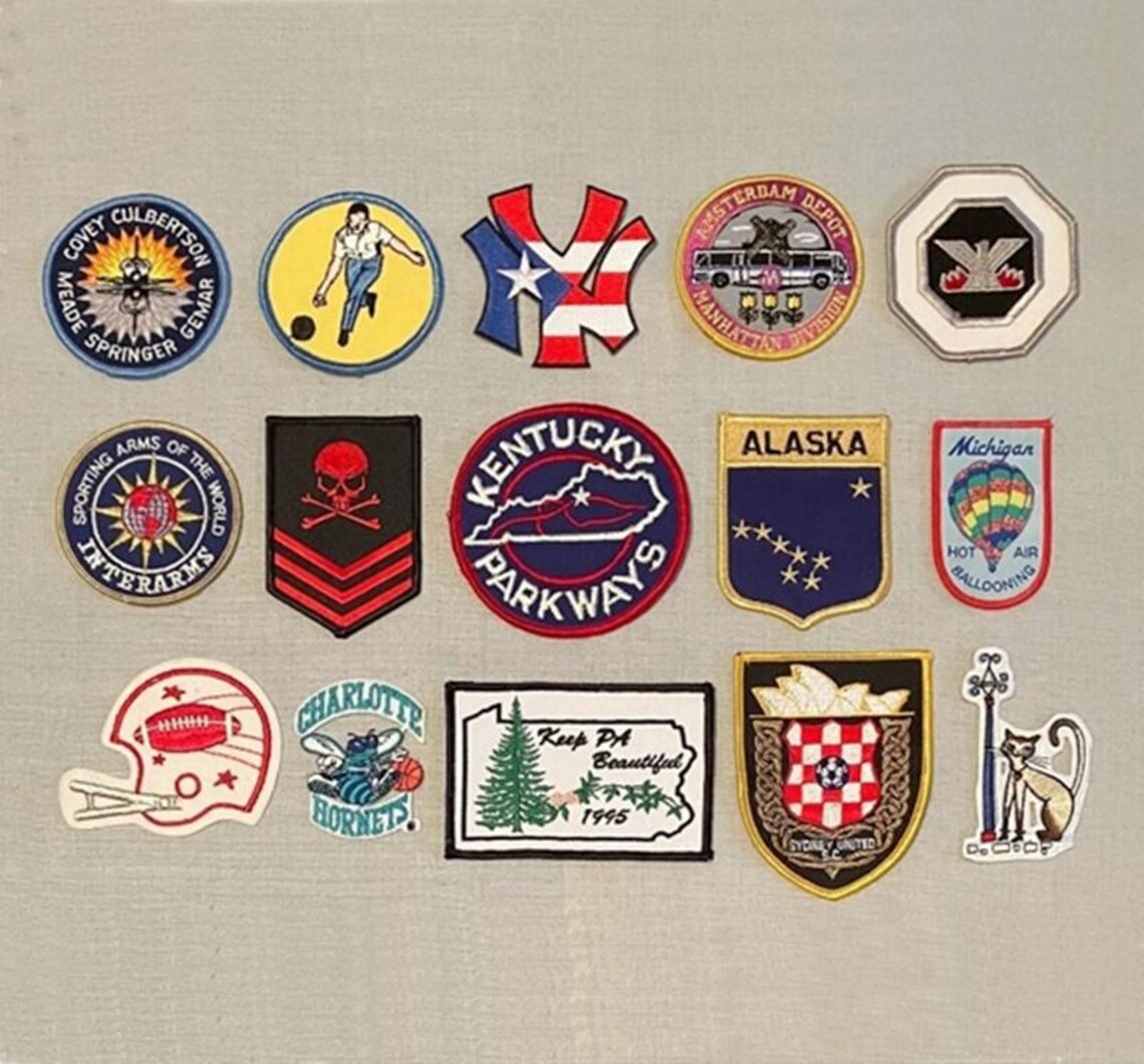 Vintage Lot of 15 Souvenir PATCHES Travel USA Sports Firearms NASA ...