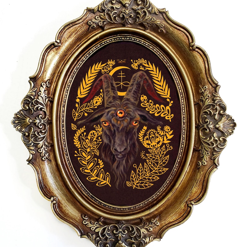 Antique Goat Wall Decor - Etsy