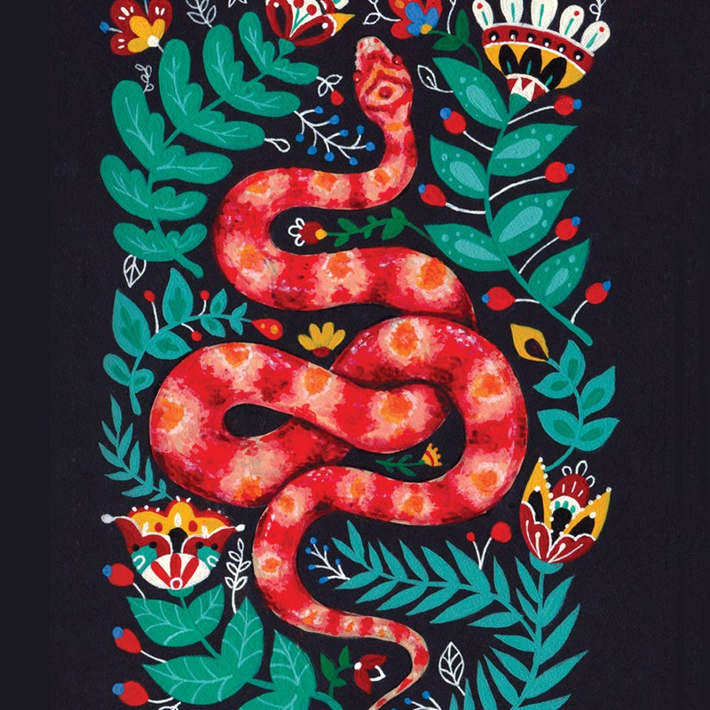 Snake Wall Art - Etsy