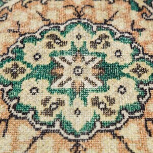 Rustic Worn Looking Kilim Green Carpet, Turkish Kilim Rug, Ethnic ...