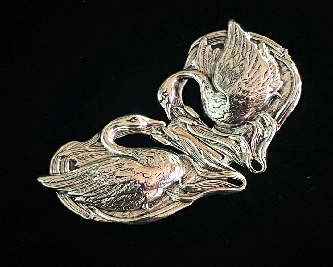 Swan Cloak Clasp - Etsy