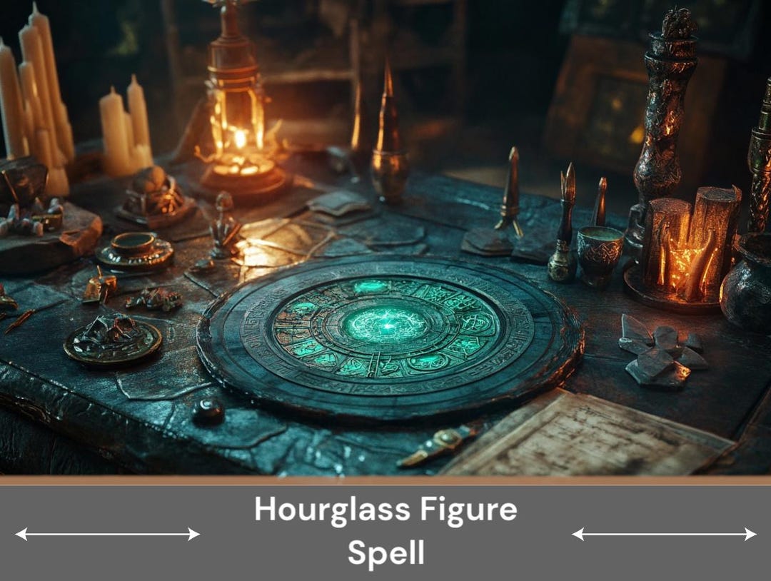 Hourglass Figure Spell Enlarge Butt and Breasts While Shrinking Waist ...