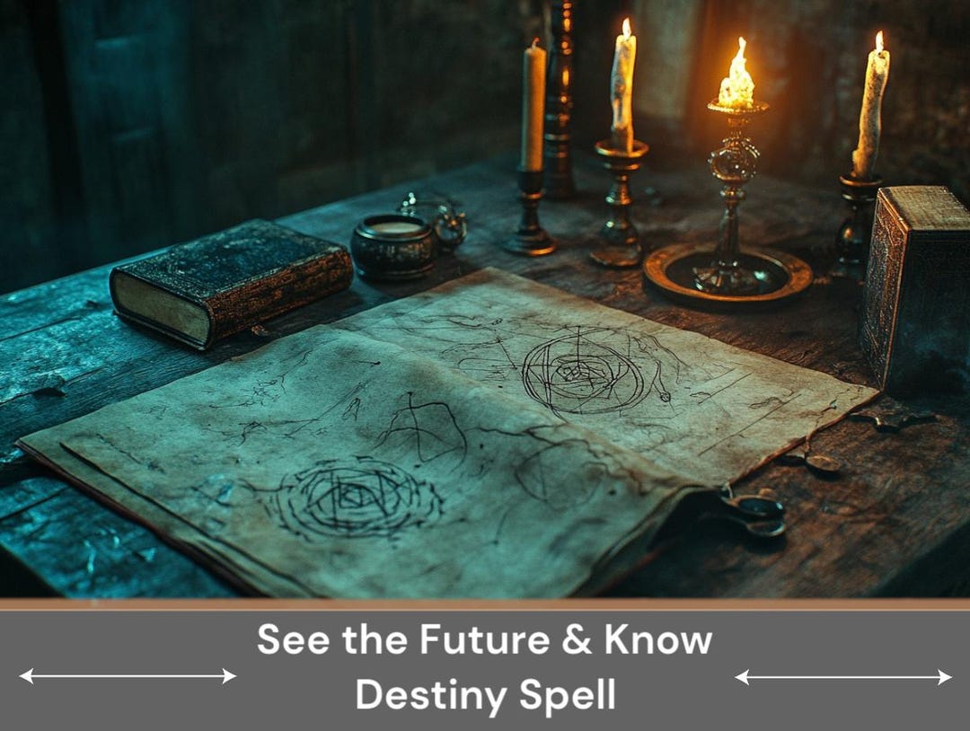 See the Future and Know Destiny Spell - Etsy