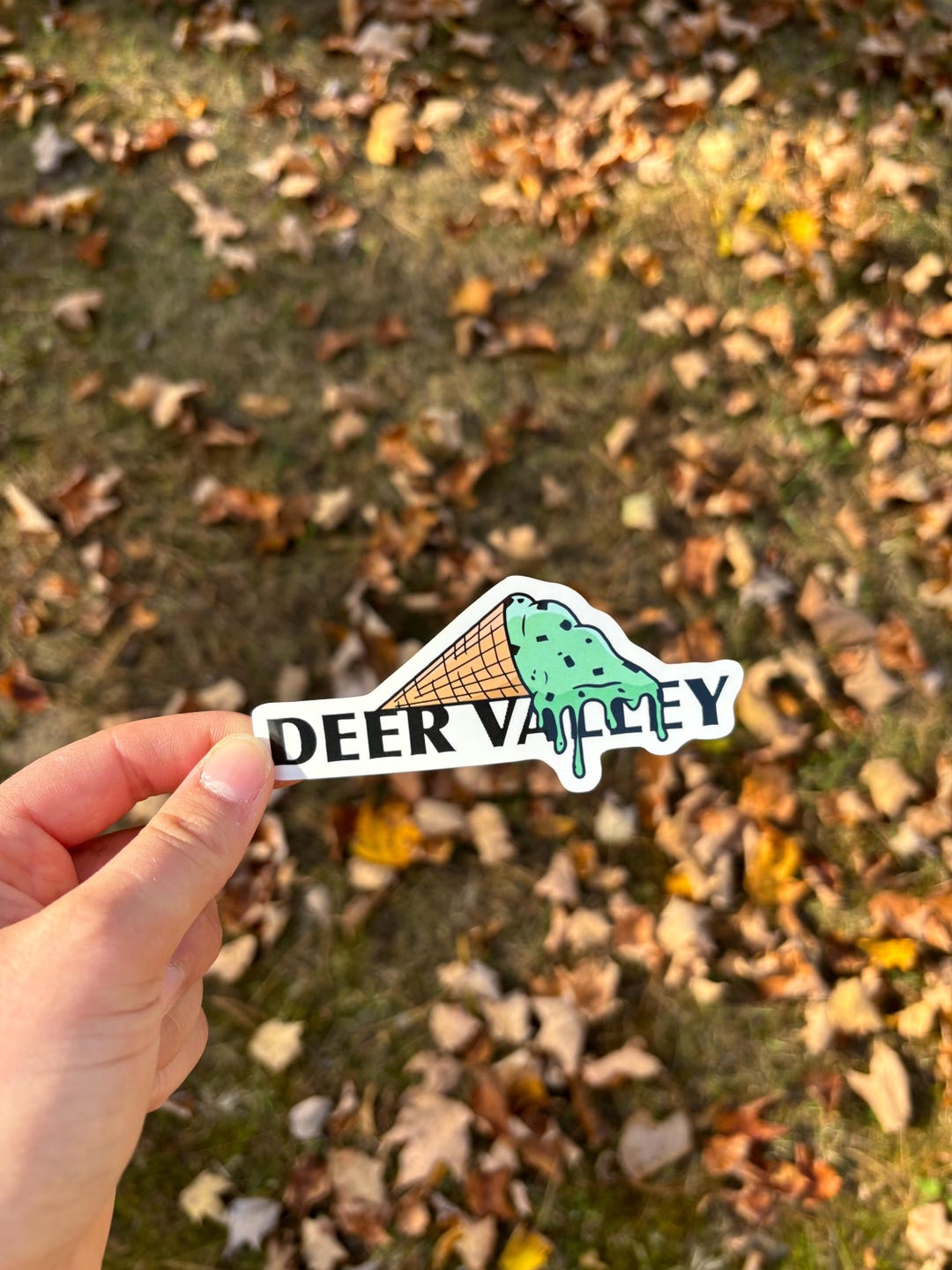 Melting Ice Cream Sticker - Etsy