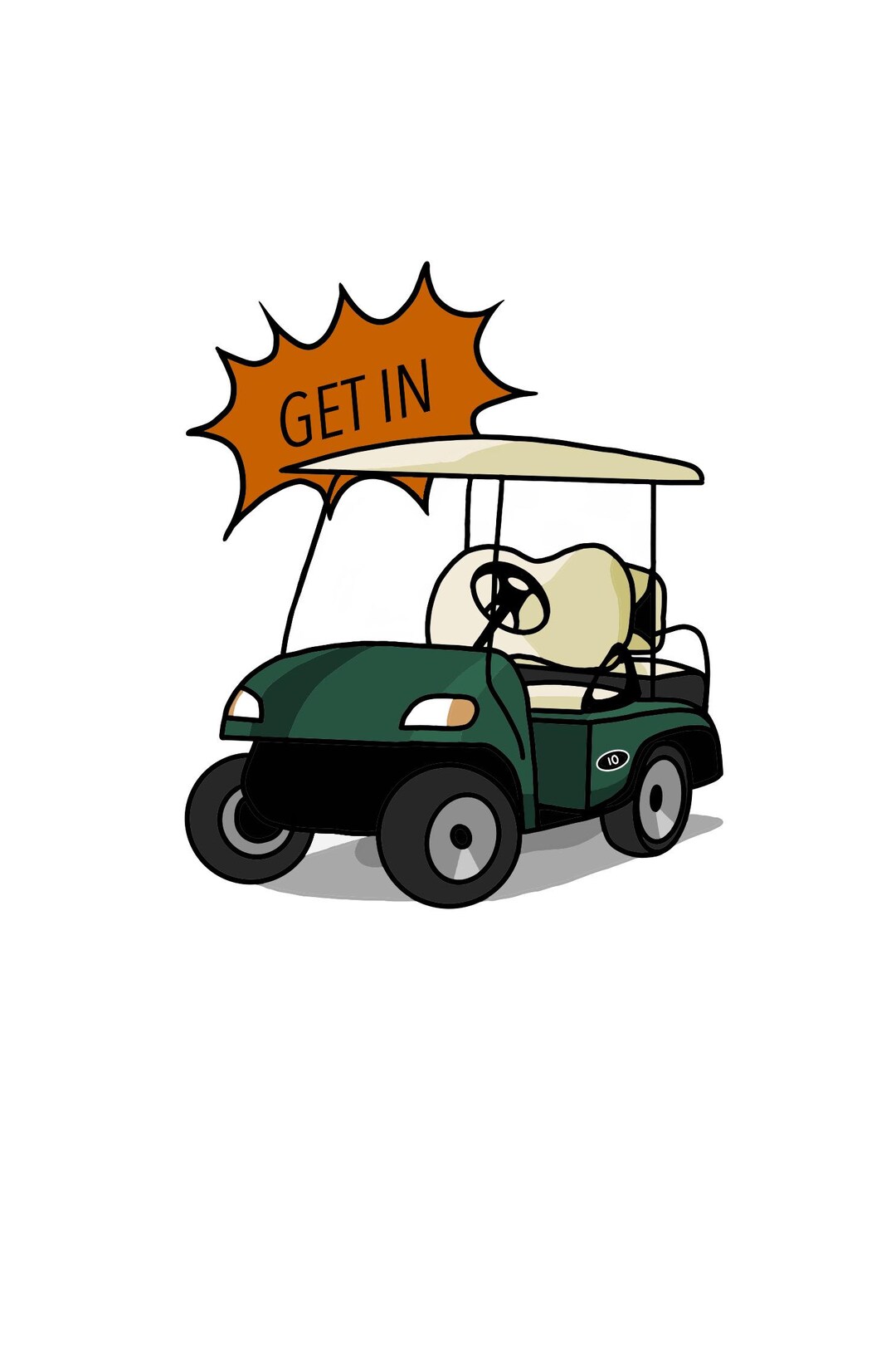 Forman’s Golf Cart Sticker (2x2) - Etsy