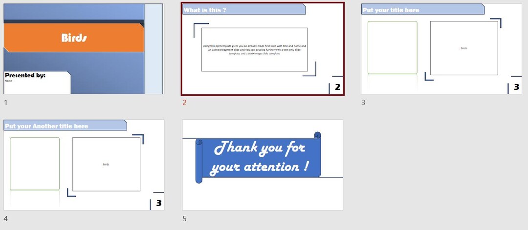 Minimalist Blue Powerpoint Template – Professional & Editable Slide ...