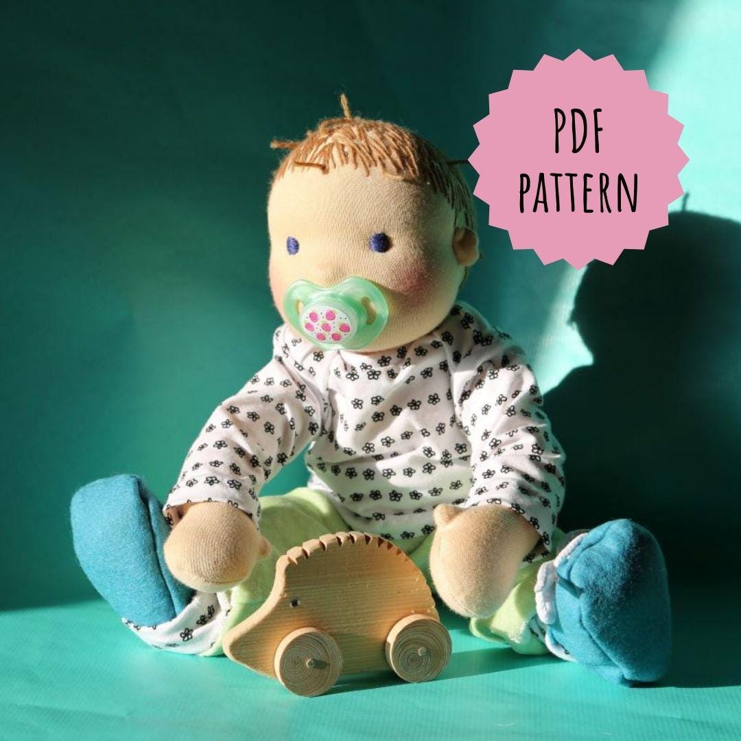 Toddler Doll Sewing Pattern and Tutorial Pdf - Waldorf Inpired Nature ...
