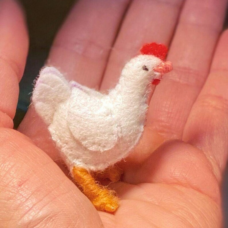 Hen, Rooster, and Chick Sewing Tutorial - DIY Felt Farm Animals Pattern ...